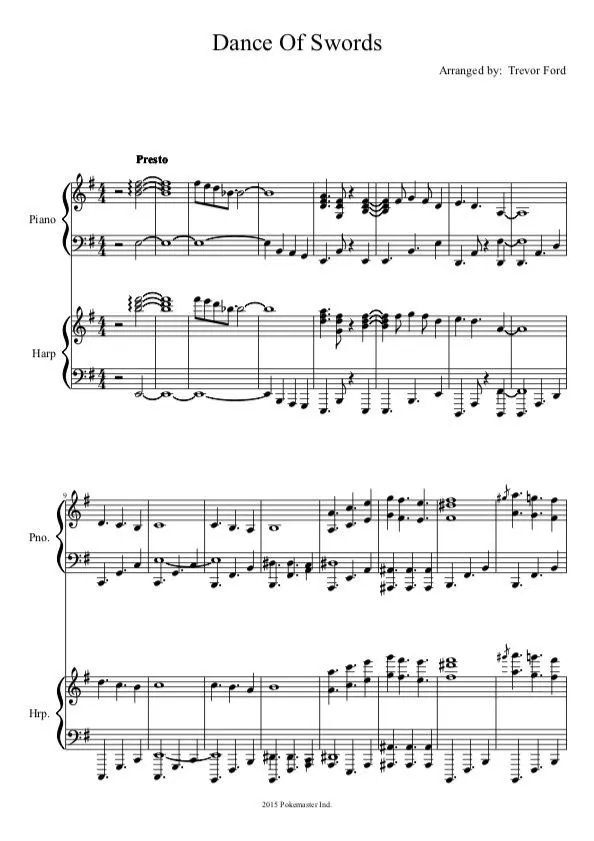 Aivi & Surasshu Dance of Swords Sheet Music Downloads